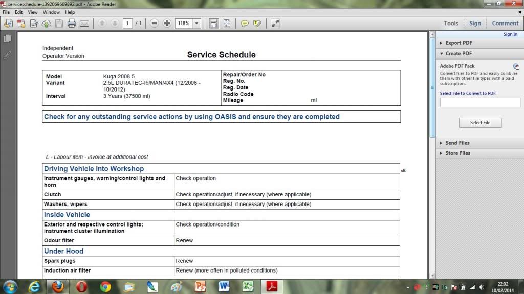 Maintenance Schedule Ford Kuga Owners Club Forums maintenance-schedule-ford-kuga-owners-club-forums
