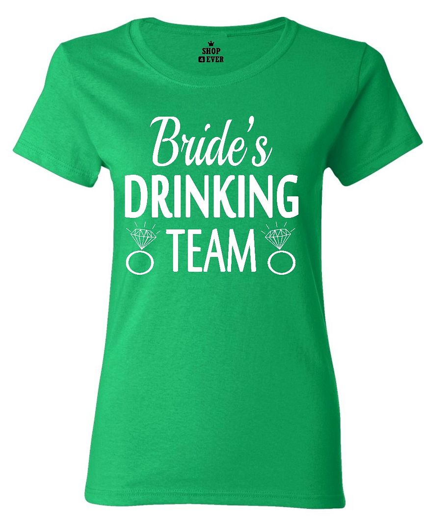 Brides Drinking Team Womens T Shirt Bachelor Party Funny Wedding Shirts Ebay