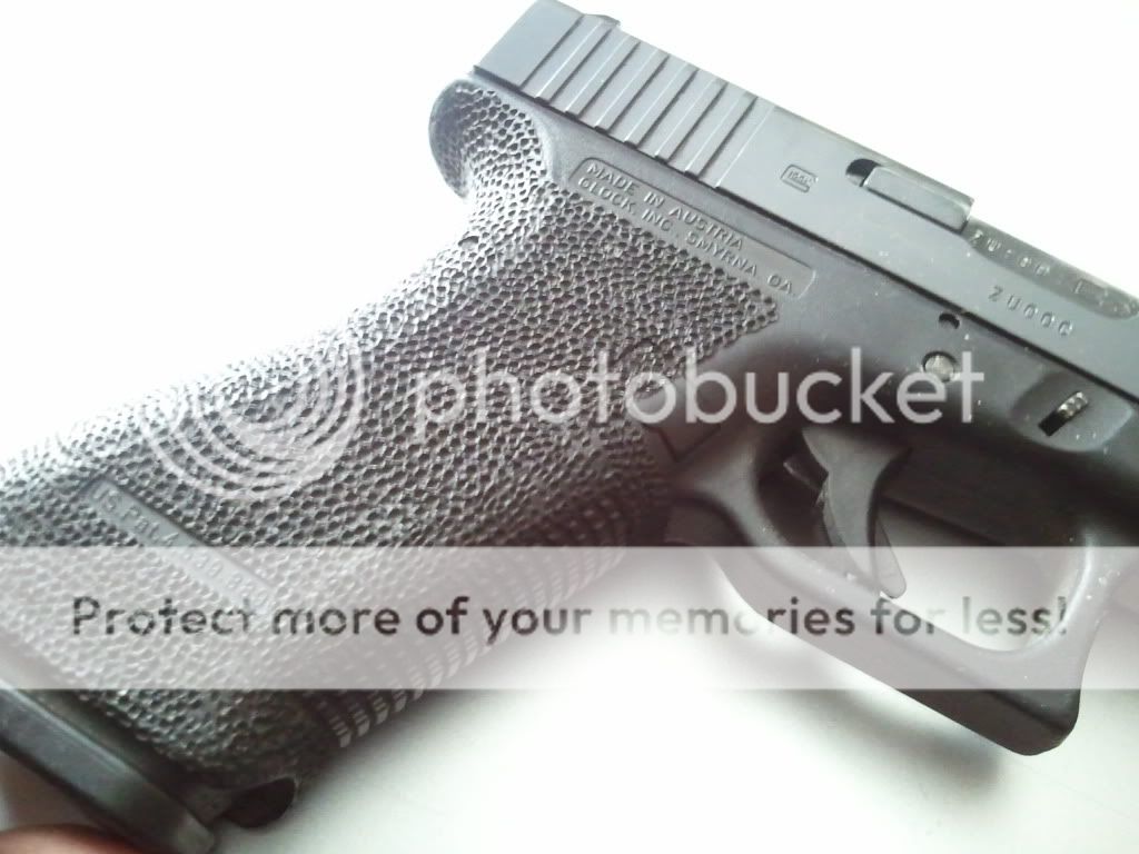 Do it yourself glock grip reductions getting Robar type grip finish ...