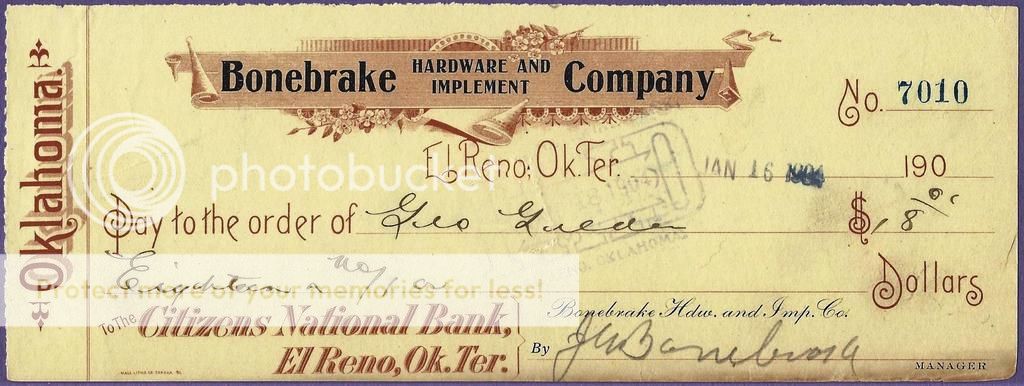 Old Check Collectors Share Your Checks! | Page 7 | Coin Talk