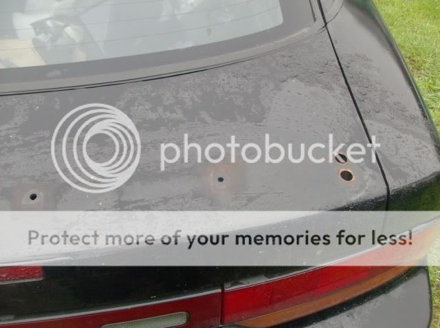 Filling Spoiler Holes • How to Paint Your Own Car, Auto Body Discussion ...