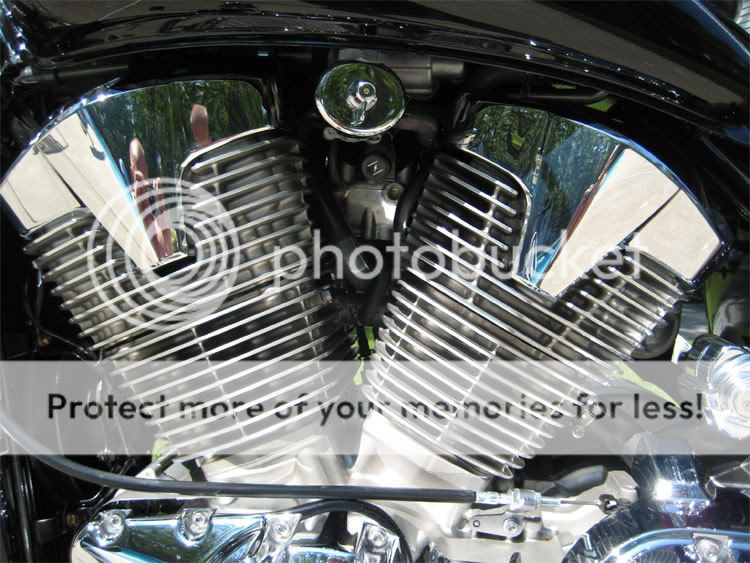 My Polished Engine Fins with Instructions | Honda VTX Forum