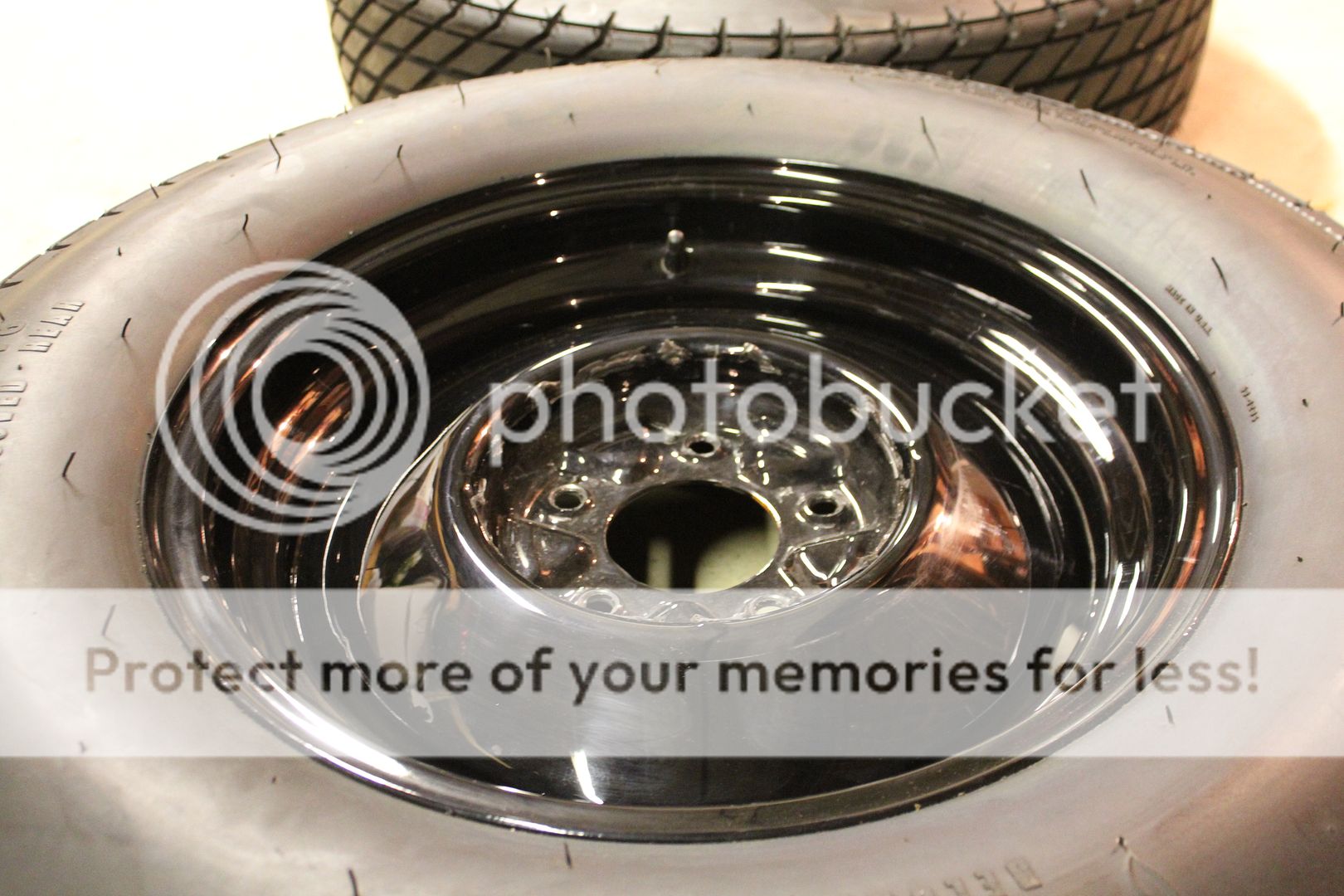 18x5.5” Wheel Vintique ’40 Style Wheels with 8.20-18 Dirt Track Tires ...