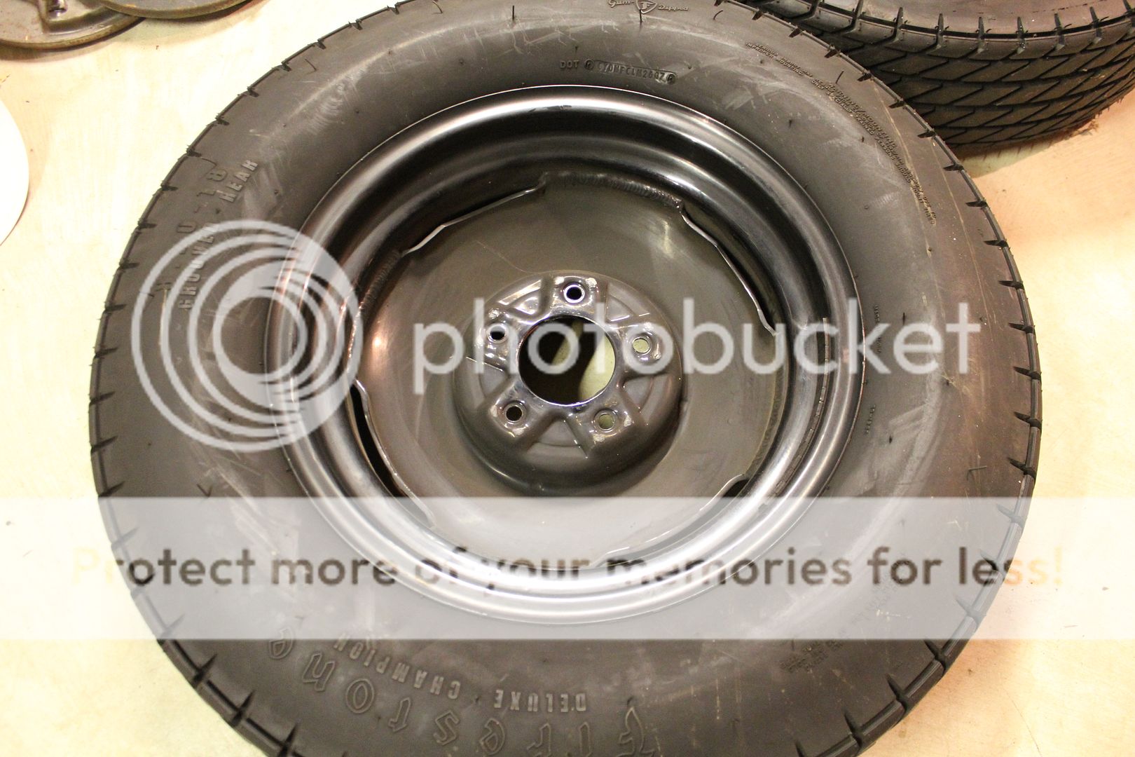 18x5.5” Wheel Vintique ’40 Style Wheels with 8.20-18 Dirt Track Tires ...