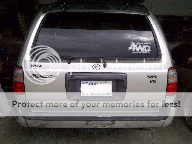 4Runner tailgate into a Surf tailgate tire carrier - Toyota 4Runner ...